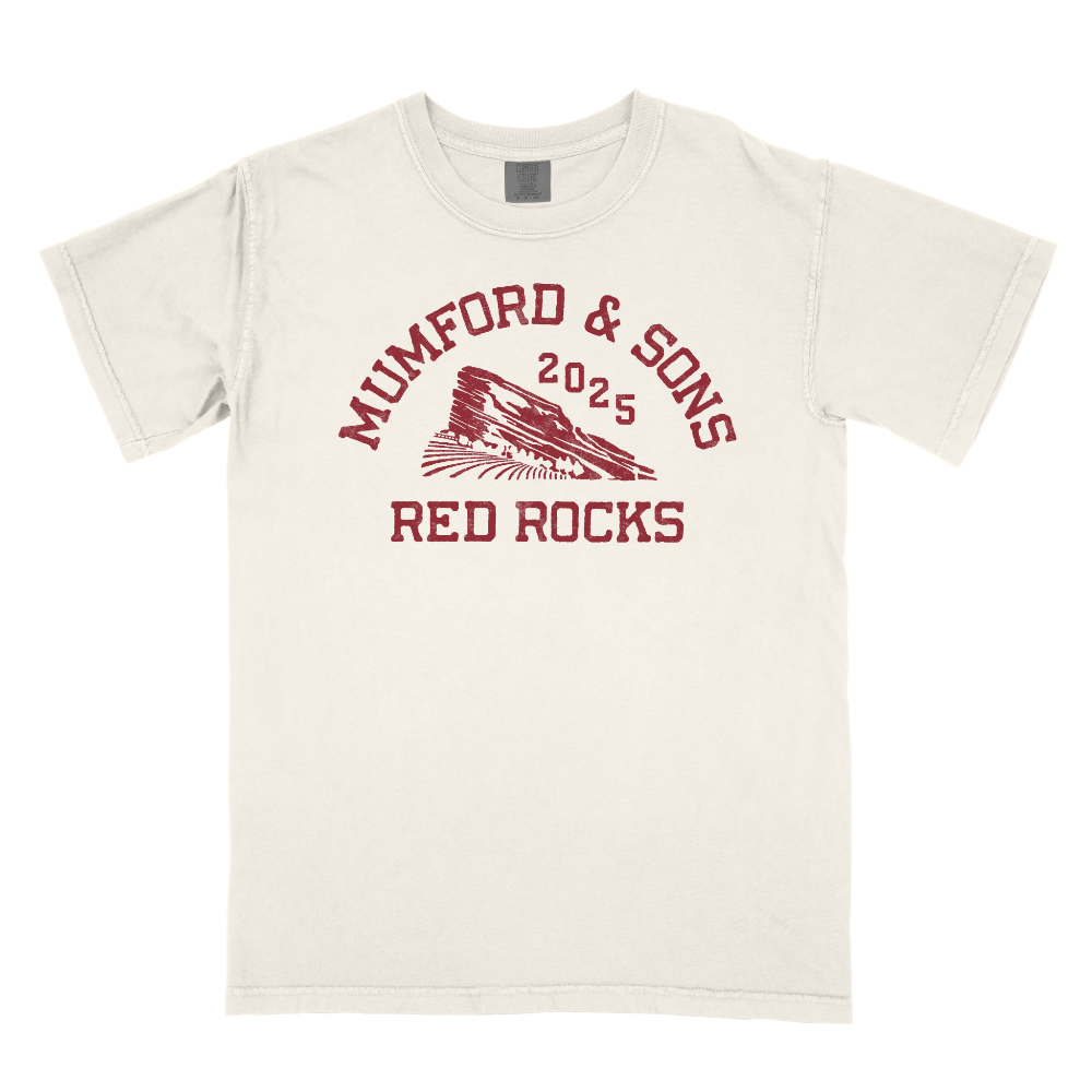 Red Rocks Event T-Shirt - Mumford & Sons Official Store